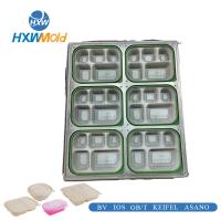 China 3 Compartment Pla Lunch Box Mold Disposable Plastic Food Making Mold For Lunch Dish for sale