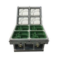 China Fully Automatic Vacuum Lunch Box Mold Thermoforming Disposable Plastic Tray Mould for sale
