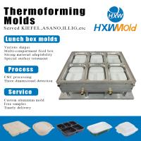 China Disposable Fast Food Foam Box Making Mould PET PP Vacuum Forming Thermoforming Mould for sale