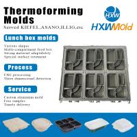 China CNC Aluminium Lunch Box Mold Multi Station Plastic PET PP Food Container Mold for sale