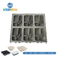 China CNC Aluminium Lunch Box Mold Multi Station Plastic PET PP Food Container Mold for sale