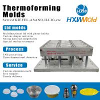 China High Speed Vacuum Thermoforming Blister Mold for Food Packaging CNC Aluminum Tooling for sale