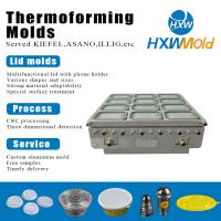 China Customized PP PET Disposable Lid Mold Multi Station Hot Forming Molds for sale