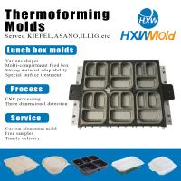 China FDA Approved Vacuum Forming Molds PP PET Plastic Takeout Box Mold for sale