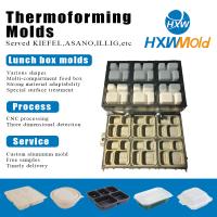 China PP PET Plastic Takeaway Food Container Mold Positive Pressure Thermoforming Mold for sale