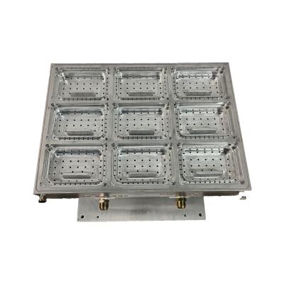China High Precision G205 Rectangular Clamshell Mold for Plastic Tableware Production for sale
