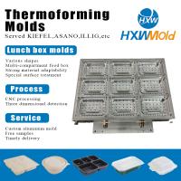 China High Precision G205 Rectangular Clamshell Mold for Plastic Tableware Production for sale