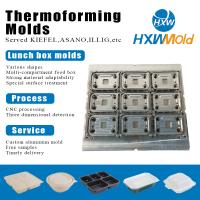China High Speed Three Station Thermoforming Mold for Mass Production of Phone Holder Food Containers for sale