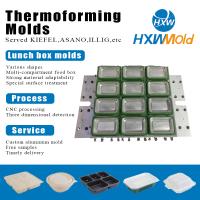 China OEM Custom Square Plastic Food Trays and Boxes Thermoforming Mold Design for Unique Product Molds for sale