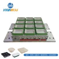 China Precision CNC Machined 12 Cavity Tooling for Square Thermoformed Plastic Tray Mold for sale