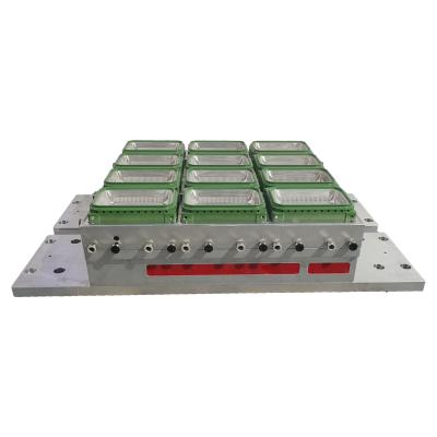 China Food Grade Square PP PET Container Mold Plastic Trays Thermoforming Mold for sale