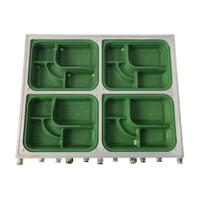 China Aluminium CNC Moulded Household Lunch Box Mold Polished Surface Custom Size for sale