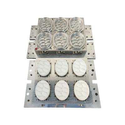 China Fully Automatic Mini Food Container Mold Vacuum Thermoforming Mould Preheater PET PP Sheet for sale