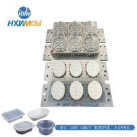China Fully Automatic Mini Food Container Mold Vacuum Thermoforming Mould Preheater PET PP Sheet for sale
