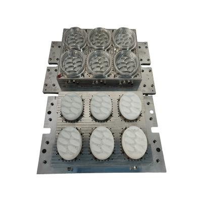 China Aluminum Multi Station CNC Thermoforming Machine Mold For Plastic Food Storage Box for sale