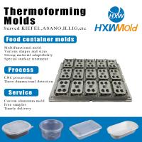 China 24/7 Heavy Duty Tri Position Meal Box Molds 0.1mm Tolerance for Production for sale