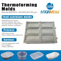 China PP/PET Rectangular Tray Mold with Balanced Cooling, Precise Thickness Control & Stable Thermoforming for sale