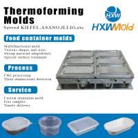 China Rectangular Container Thermoforming Mold | Precision CNC Machining, Smooth Surface, Long Lasting Performance for sale