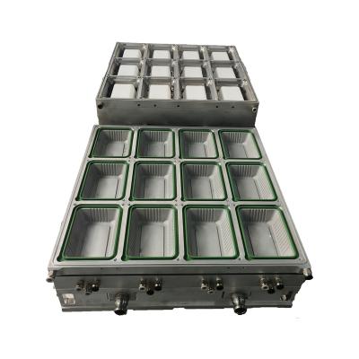 China Meal Trays Heavy Gauge PET Container Mold With Anti Leak Flange Design Leak Proof for sale