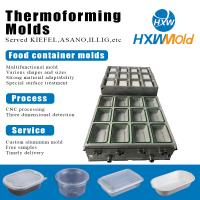 China Meal Trays Heavy Gauge PET Container Mold With Anti Leak Flange Design Leak Proof for sale
