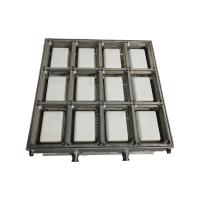 China Heavy Gauge Aluminium Molds for Feijoada Takeout Containers Leak Proof Divider Walls for sale