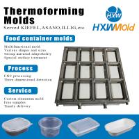 China Heavy Gauge Aluminium Molds for Feijoada Takeout Containers Leak Proof Divider Walls for sale