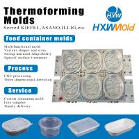 China Aluminum Thermoforming Mould Frozen Dumpling Box Mold Custom Size Shape for sale