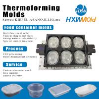 China Multi Cavity Food Container Mold Aluminum Thermoforming Mold For Dumpling Container for sale