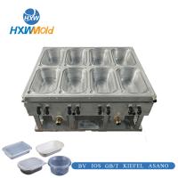 China Disposable Plastic Food Container Mold Multi Cavity Station Aluminum Thermoforming Mould for sale