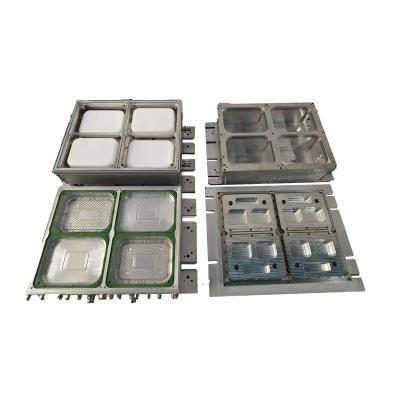 China Multi Station One Time Food Container Mold Custom Thermoforming Mold for sale