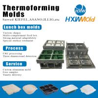 China Thermoforming Disposable Lunch Box Mold Customized Aluminum Material for sale