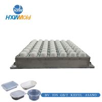 China Clear PET Round Bowl Aluminum Mold For Salad Fruit Packaging In Convenience Retail for sale