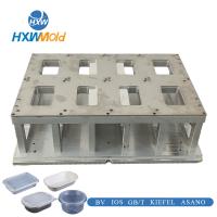 China Thin Wall 0.3mm Aluminum Mould Lightweight Food Container Thermoforming Machine for sale