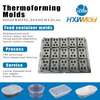 China Rectangular Plastic Tray Mould PP Food Tray Mold For Meal Prep Takeout Containers for sale