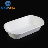 China OEM Biodegradable Rectangular Tray Mold for Eco Friendly Food Packaging Solutions for sale
