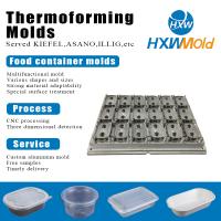 China Fast Cycle PP Food Lid Thermoforming Mold For Disposable Meal Packaging Container for sale