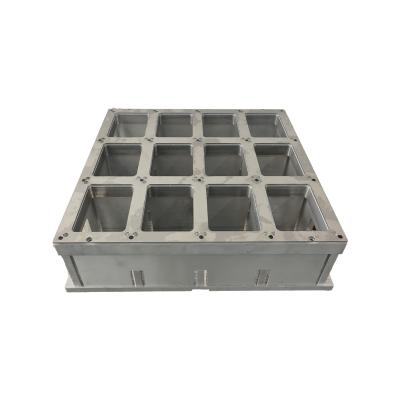 China CNC Aluminum Square Food Container Bottom Mold PET Sheet Mold Customized for sale
