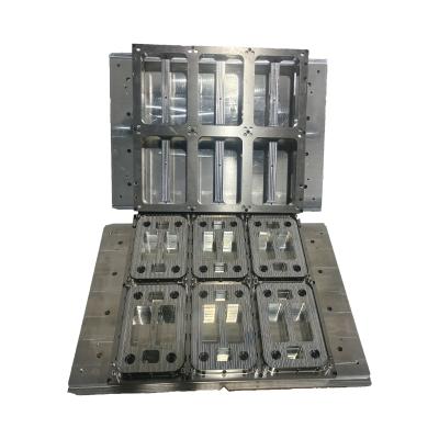 China High Speed Multi Cavity Clamshell Lid Mold for 500ml 750ml 1000ml PP Takeaway Food Boxes for sale