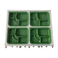 China Multi Compartment Meal Prep Lid Mold with Removable Sauce Cup Cover Design for sale