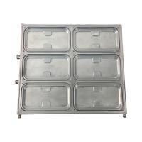 China Freezer Safe Aluminum Rectangle Container Mold For Frozen Foods Ice Cream for sale
