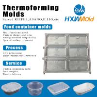China Freezer Safe Aluminum Rectangle Container Mold For Frozen Foods Ice Cream for sale