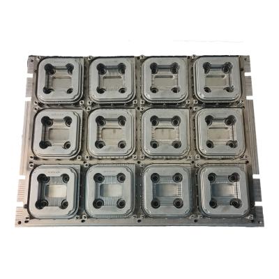 China Rectangular PP / PET Food Container Mold 6 Cavities Aluminum Mold Multi Station for sale