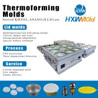 China CNC Thermoforming Hot Runner Plastic Aluminum Vacuum Forming Lid Mould for Food Packaging for sale