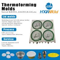 China ECO HIPS Plastic Sheets Folding Packaging Lids Thermoforming Vacuum Forming Mold for sale