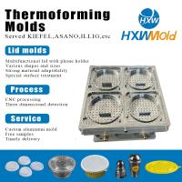 China Fully Automatic Three Station High Precision Aluminium Vacuum Forming Mould for Food Boxes for sale