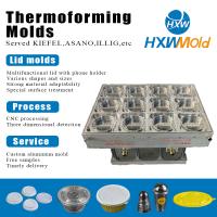 China Automatic Thermoforming Lid Mould Food Box Cup Lid Blister Mold for sale