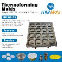 China Food Packaging Container Vacuum Thermoforming Aluminum Mould CNC Hot Cold Runner 0.02-0.05mm for sale