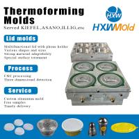 China Clear Plastic Disposable Containers with Food Lid Bowls Box Thermoforming Mould for Milk Tea for sale