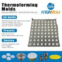 China Aluminum Positive Negative Pressure Thermoforming Lid Mold Precision CNC 0.02-0.05mm Tolerance for sale