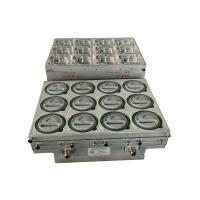 China Vacuum Thermoforming Tool for Rigid Square Plastic Lids with Reinforced Edge Structure for sale
